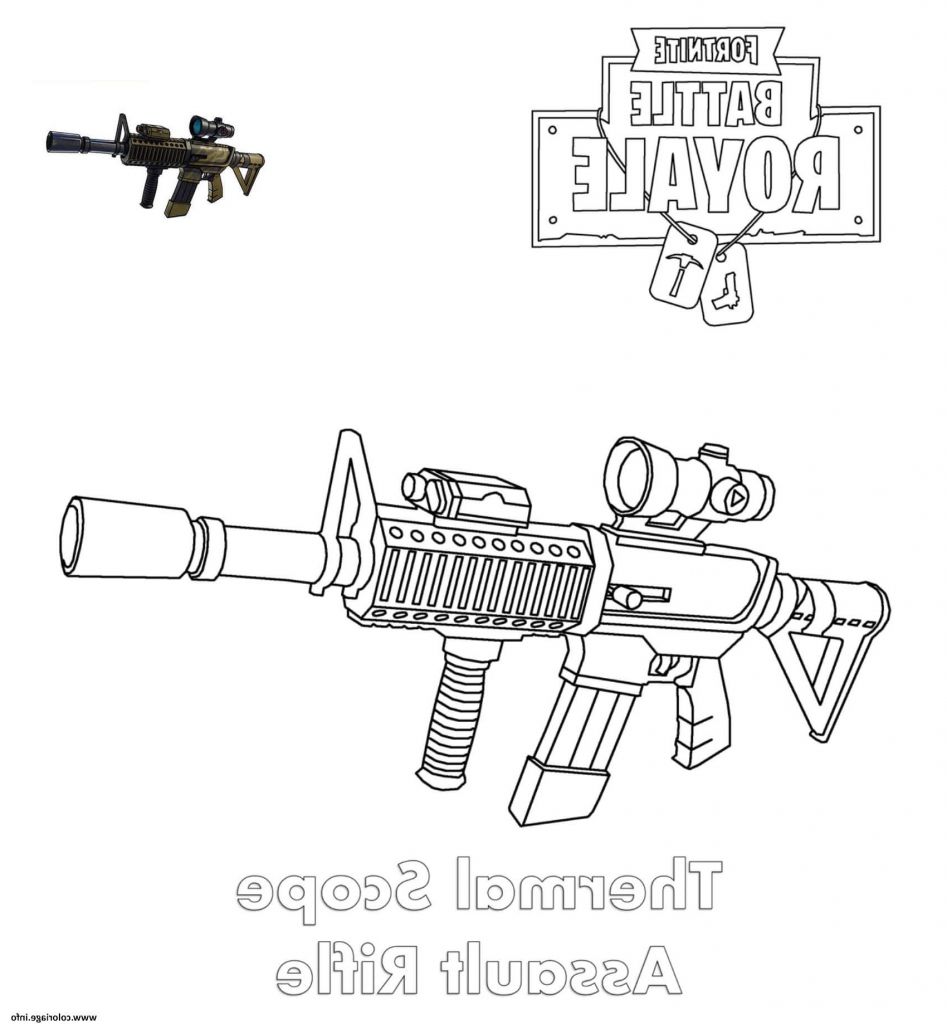 Dessin De Fortnite A Colorier
