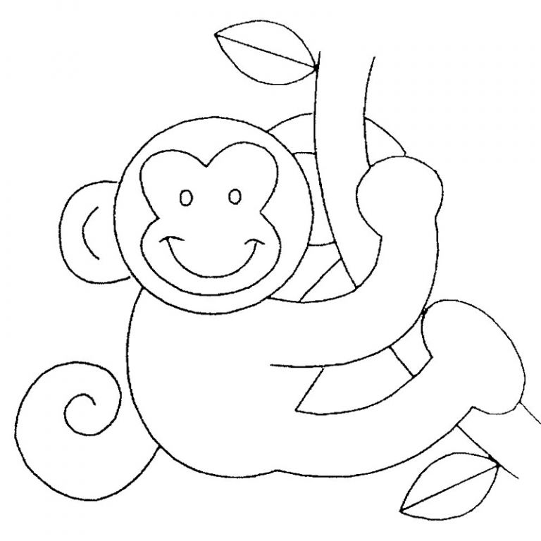 Singe Dessin Facile Élégant Photos 120 Dessins De Coloriage Singe à