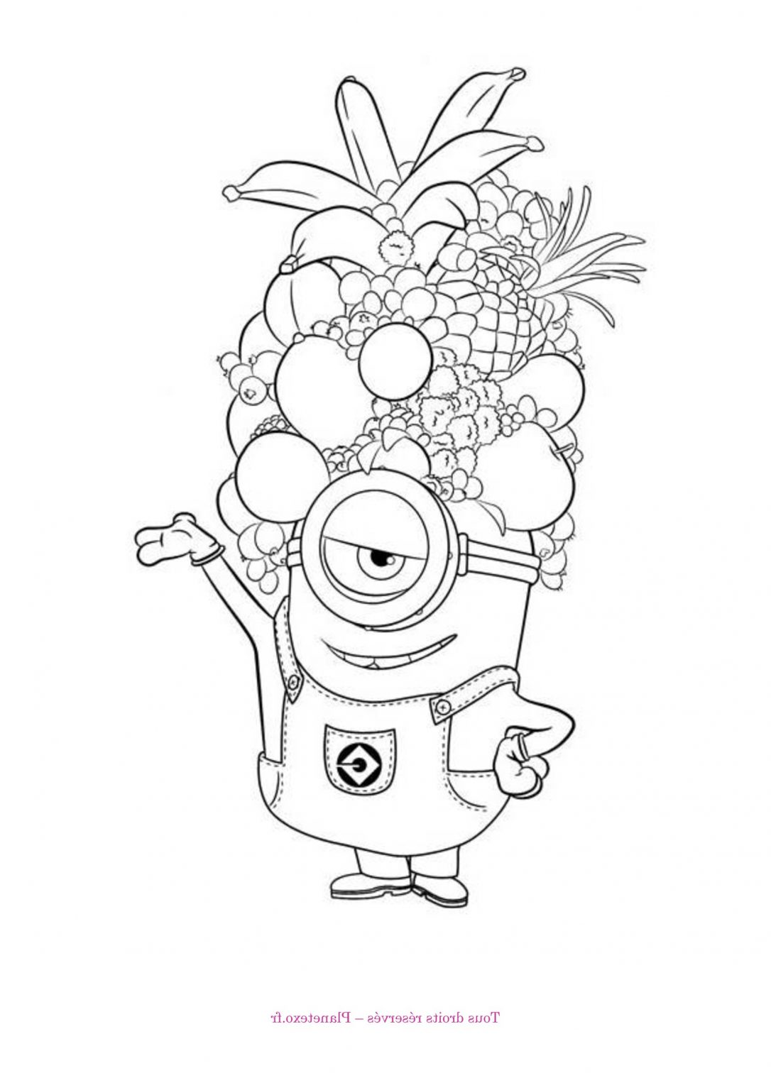 Coloriage Minion Bob Élégant Stock Exercice Corrigé Pour Le Maternelle Coloriage Des Minions