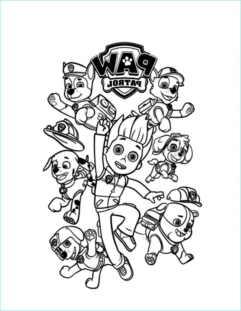 10 Beau De Chase Pat Patrouille Dessin Galerie Coloriage Coloriage
